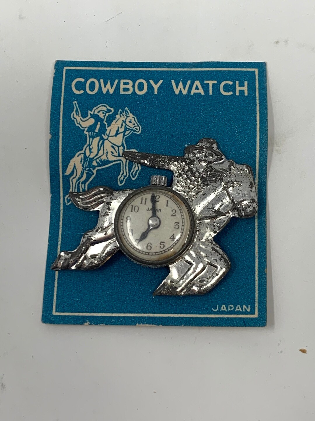 Vintage Cowboy Watch Pin / 1950s Toy Prize - Etsy