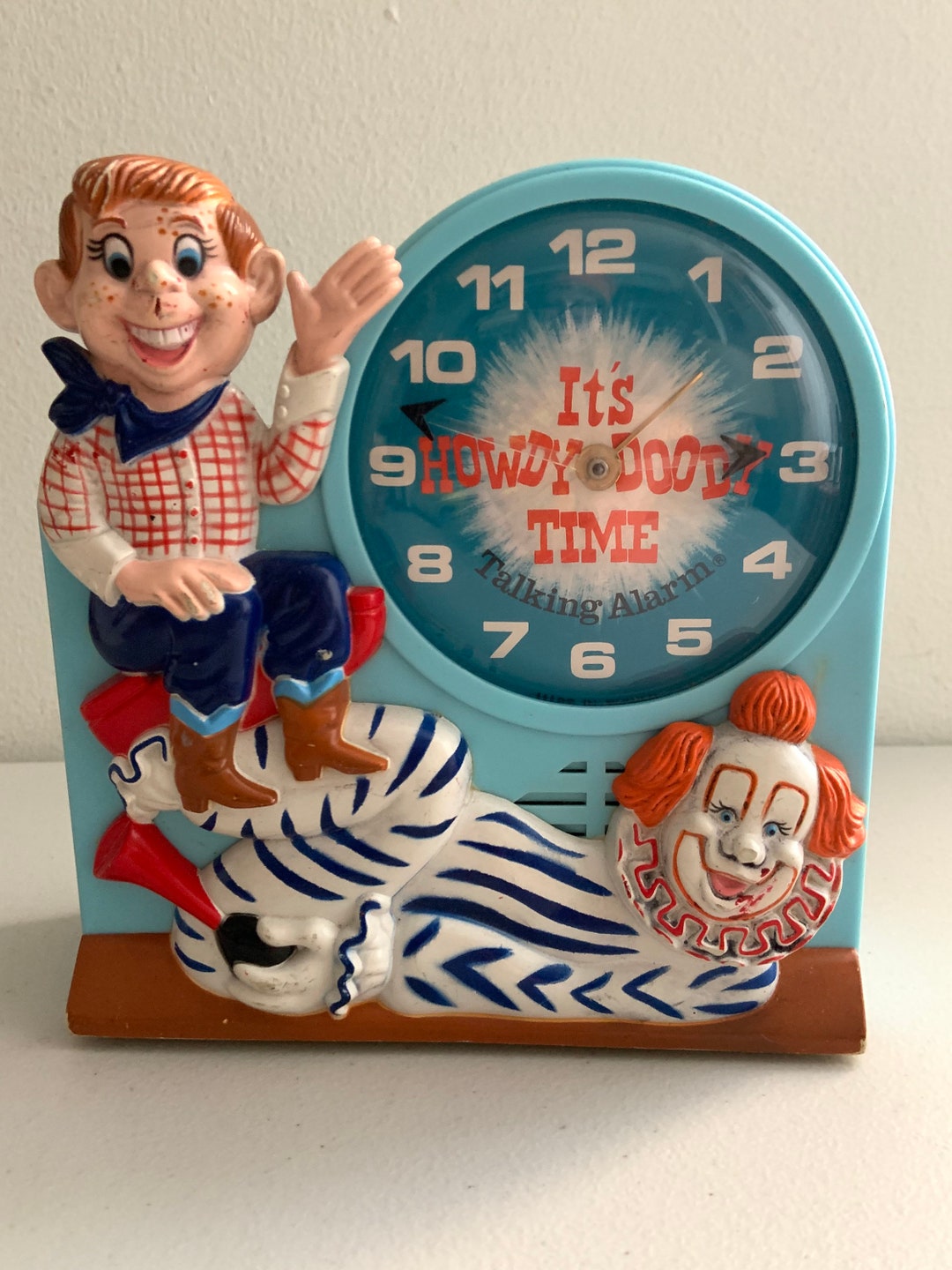 Its Howdy Doody Time Talking Alarm Clock Janex Corp 1974 - Etsy