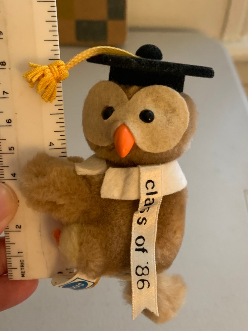 Dakin Gripper Grabber Hugger Graduation Owl Class of 1986 - Etsy
