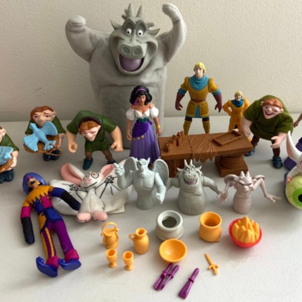 Disneys Hunchback of Notre Dame Figures - Etsy