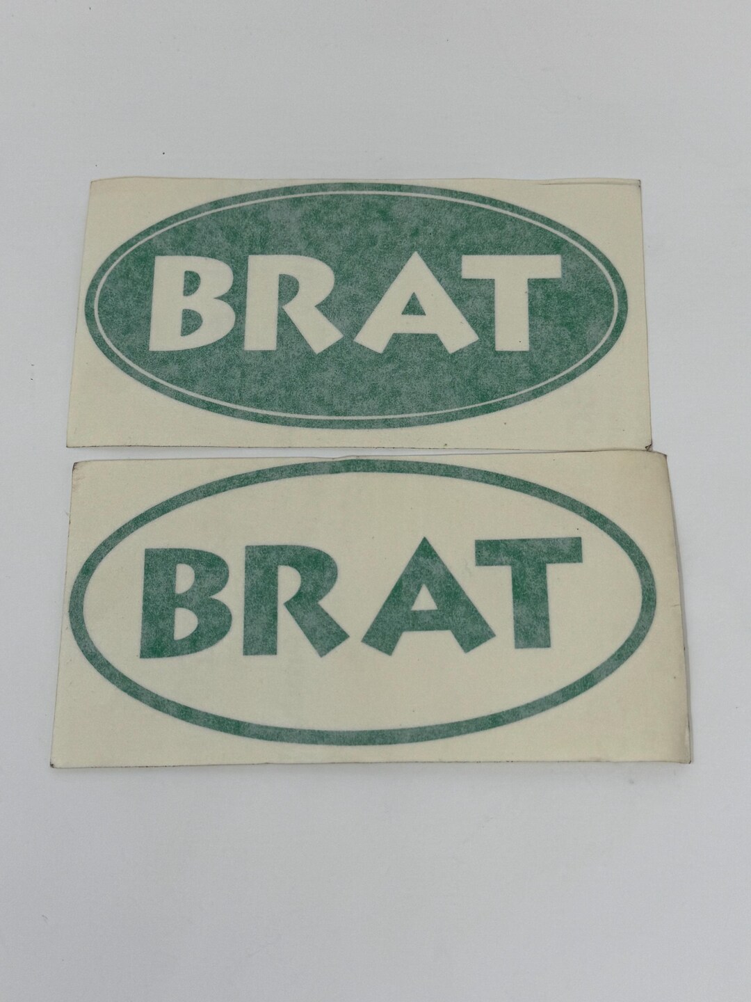 Vintage NOS Pair of Two BRAT Car Decals / Stickers 6” X 3” - Etsy