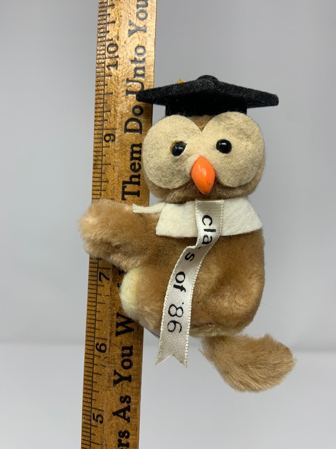Dakin Gripper Grabber Hugger Graduation Owl Class of 1986 Graduate - Etsy