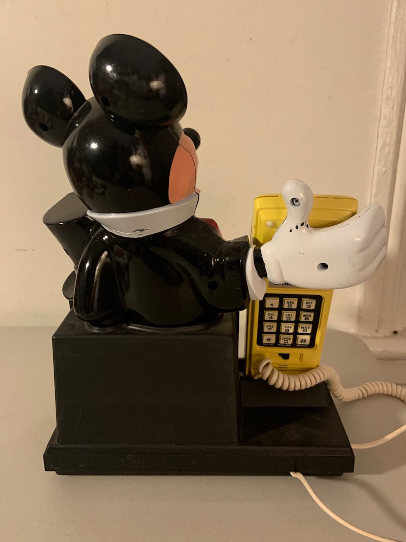 Disney 1980s Mickey Mouse Unisonic Telephone / Whiteboard for - Etsy