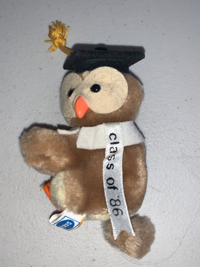 Dakin Gripper Grabber Hugger Graduation Owl Class of 1986 - Etsy