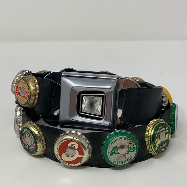 Bottle Cap Belt - Etsy