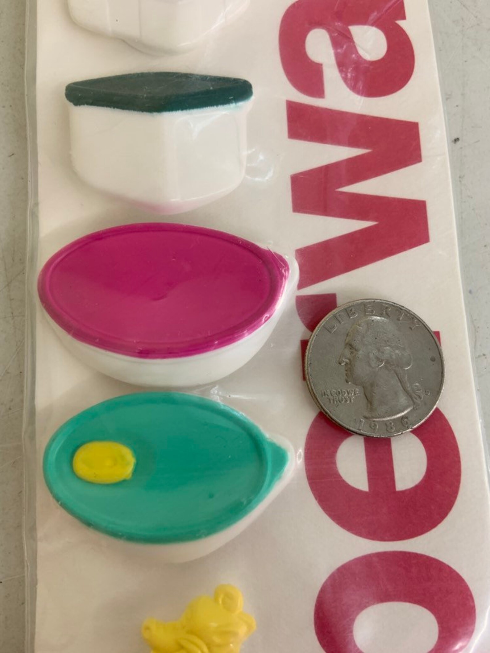 NOS Vintage Tupperware Button Covers - 6 Pc / Tupperware Douglas Dirt ...