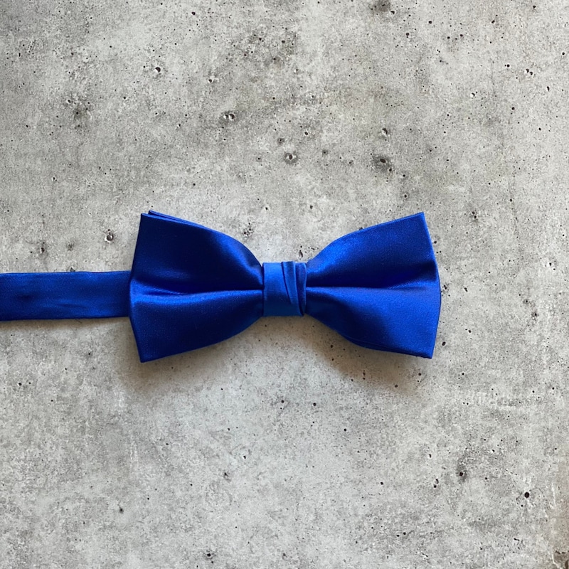 Blue Bow Tie - Etsy