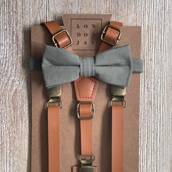 Leather Suspenders - Etsy