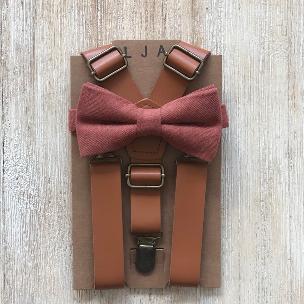 Coral Bow Tie - Etsy