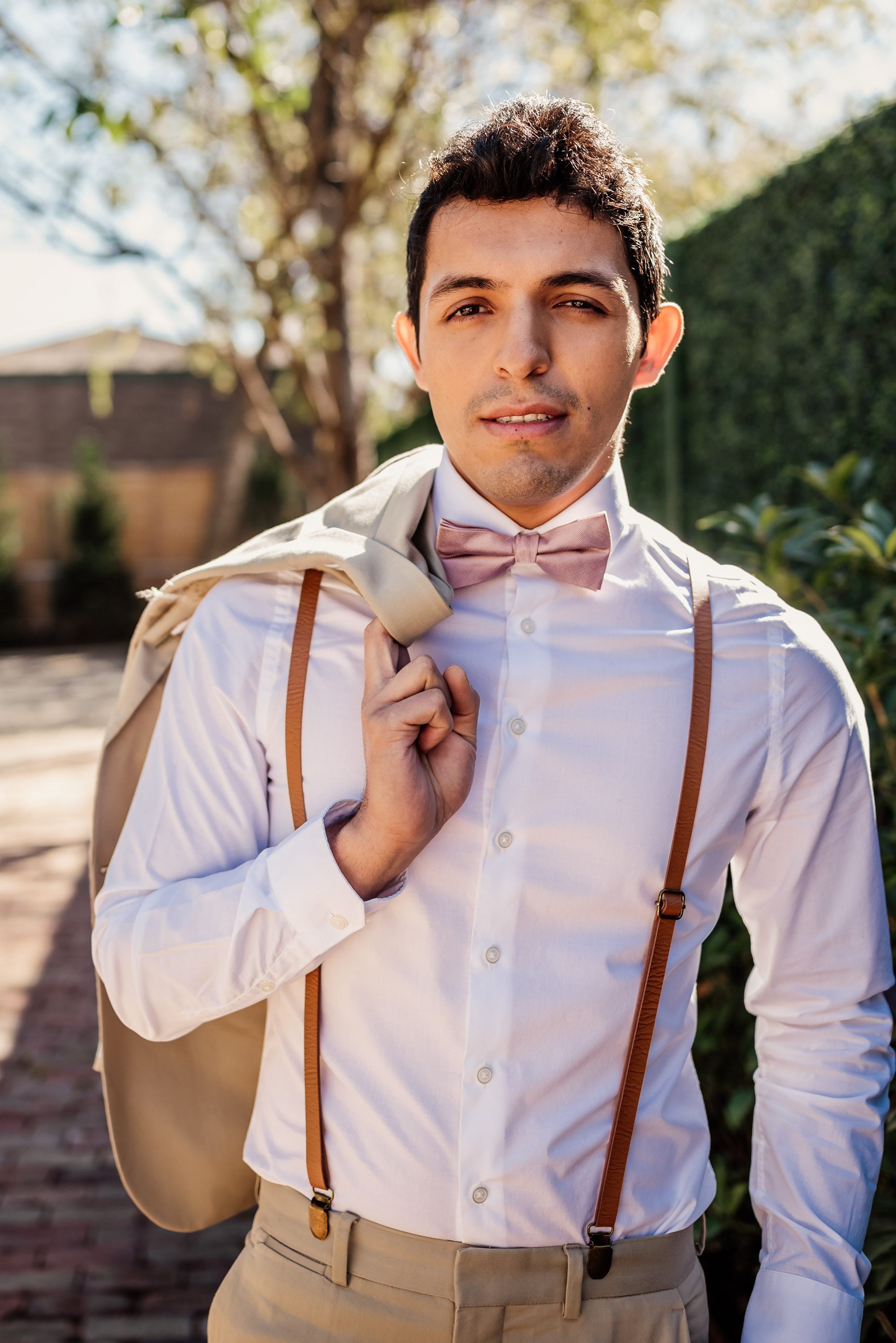 Suspender and bow tie store