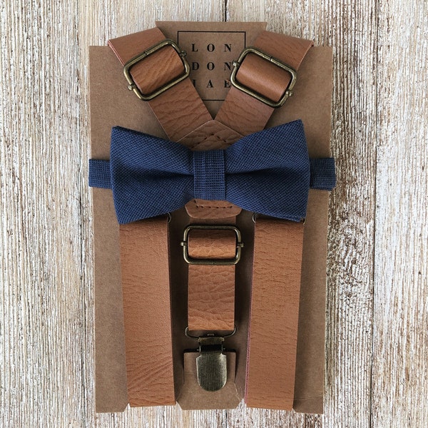 Navy Blue Bow Tie - Etsy