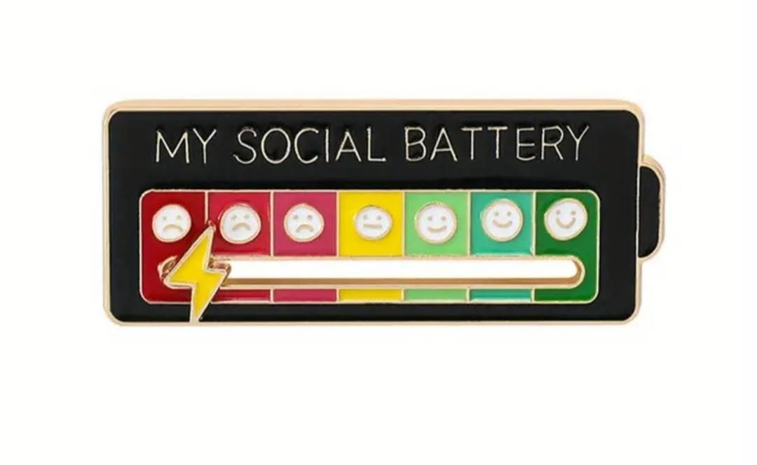 Pin Brooch Findings Base Smiley Social Stress Scale Adhd Emotional ...