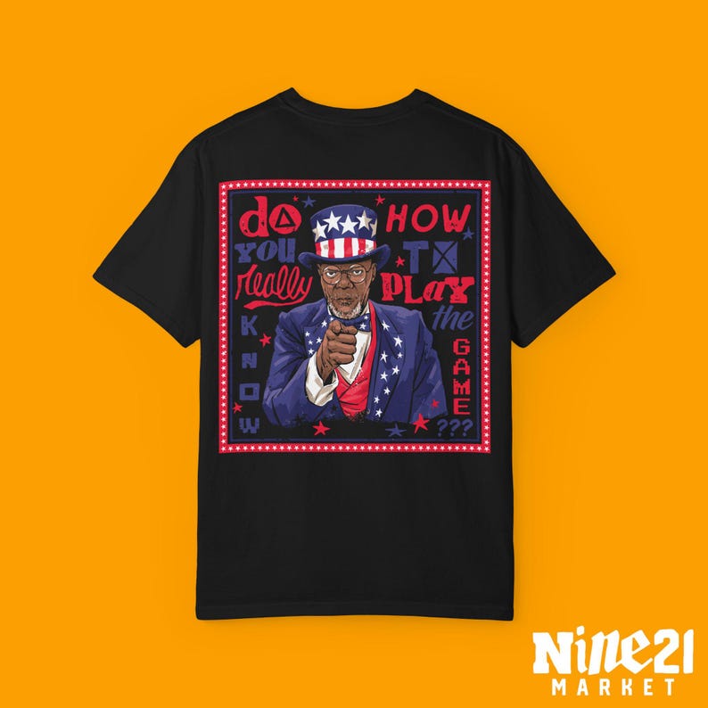 UNCLE SAM - Samuel L. Jackson Uncle Sam T-shirt | Parody Political Pop ...