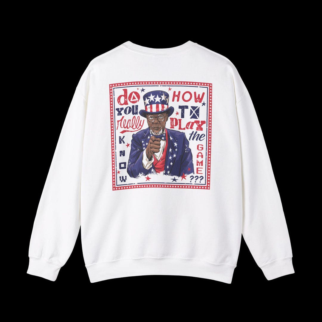 PLAY THE GAME - Samuel L Jackson Uncle Sam Sweatshirt Kendrick Lamar ...