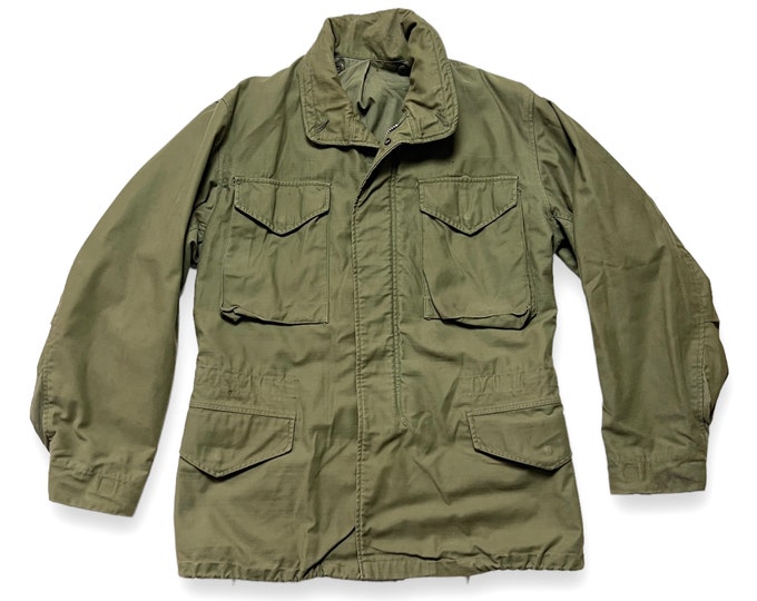 Vintage 1960s US Army M-1965 Field Jacket ~ S to M Regular ~ Coat ...