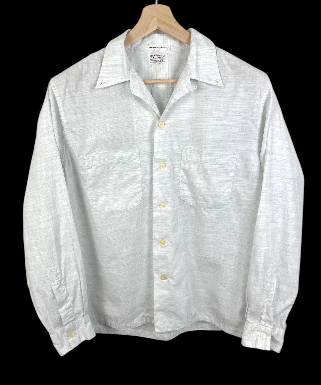 Vintage 1950s NORRIS CASUALS Atomic Era Sport Shirt ~ L ~ Button-down ...