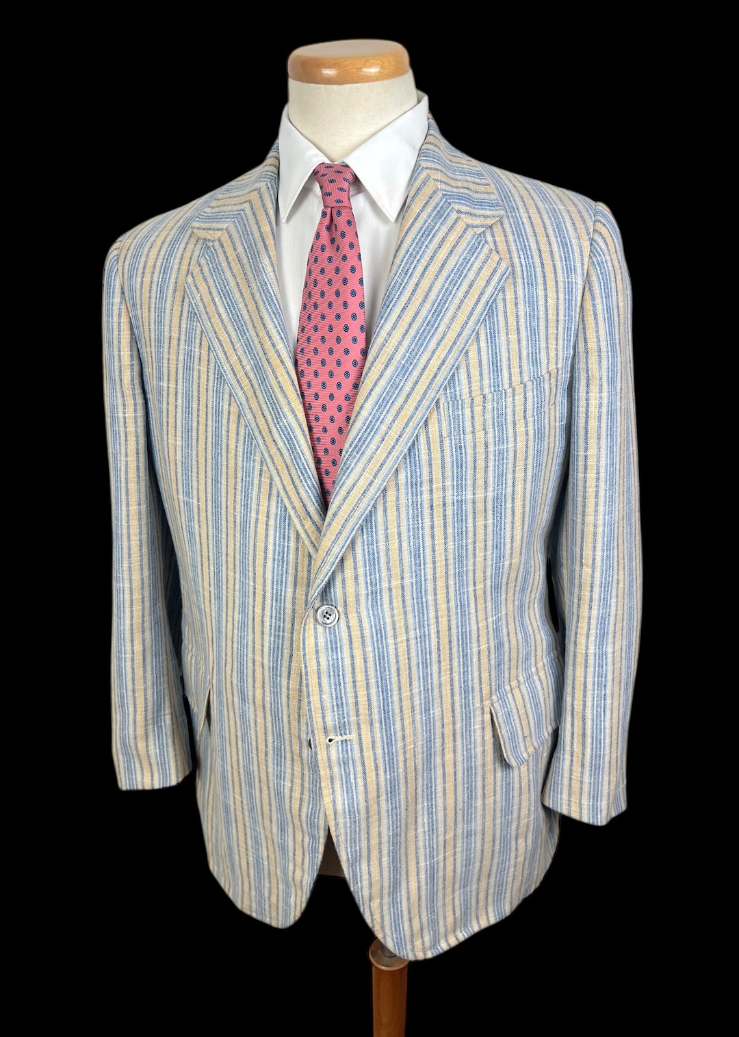 Vintage 1970s PAUL STUART X SOUTHWICK Linen Sack Jacket ~ Size 40 Short ...