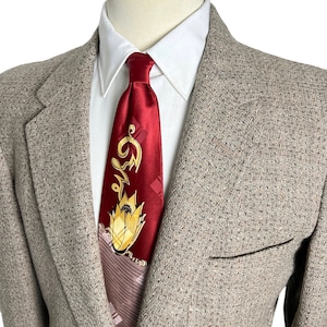 Vintage 1950s ATOMIC FLECK Wool Rockabilly Sport Coat ~ Size 38 to 40 R ...