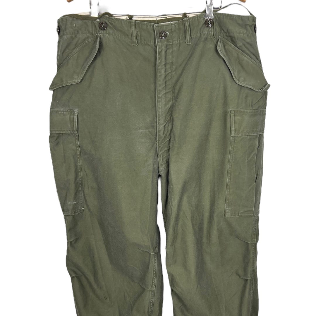 Vintage 1950s US Army M-1951 Shell Field Trousers / Pants ~ Large ...