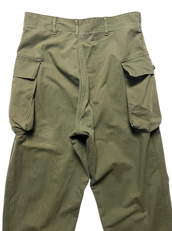 Vintage WWII US Army M-1943 HBT Field Trousers / Pant… - Gem