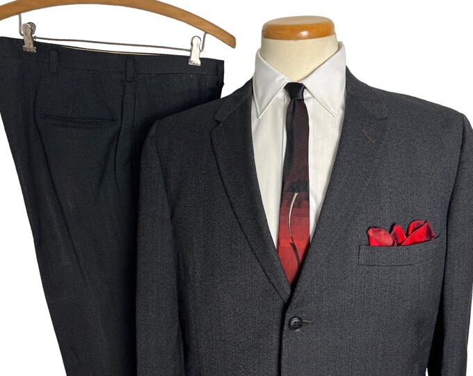 Vintage 1950s/1960s ATOMIC ERA Wool 2pc Suit 40 to 42 R Jacket / Blazer ...