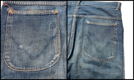Vintage 1940s TUFFIES Out of the West Jeans ~ 32.5 x … - Gem
