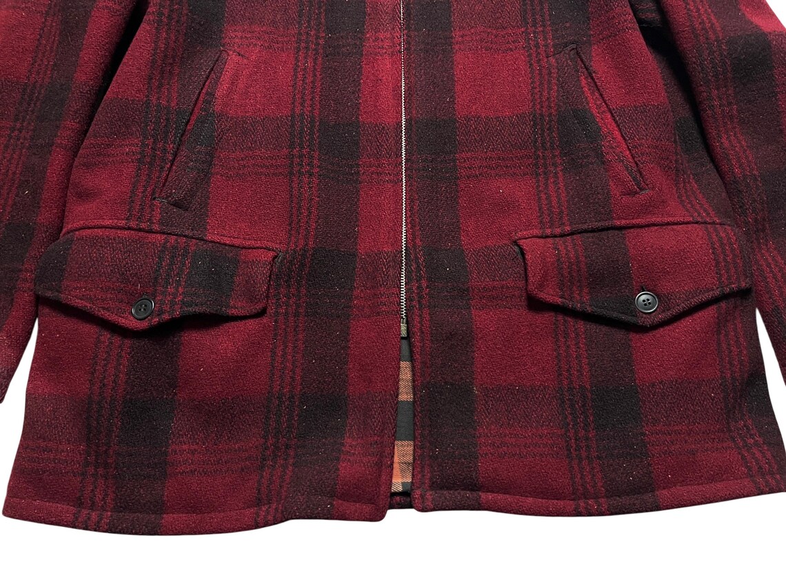 Vintage 1930s/1940s SEARS FIELDMASTER Wool Hunting Coat ~ L ~ Work Wear ...