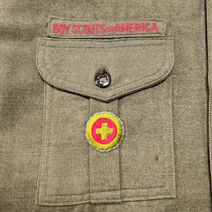 Vintage 1930s SWEET-ORR Boy Scouts Button-up Shirt ~ Size 16 (M to L ...