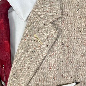 Vintage 1950s ATOMIC FLECK Wool Sport Coat ~ Size 40 Long ~ Blazer ...