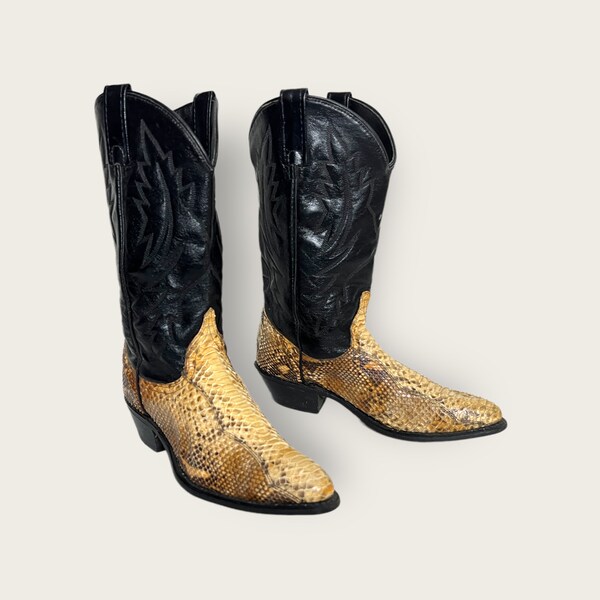 Snakeskin Cowboy - Etsy
