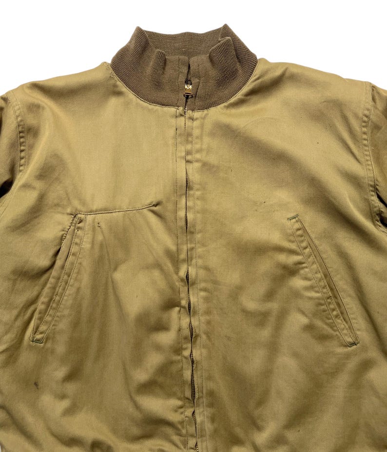 Vintage 1940s WWII US Army 2nd Pattern Tanker Jacket ~ Size S to M ...