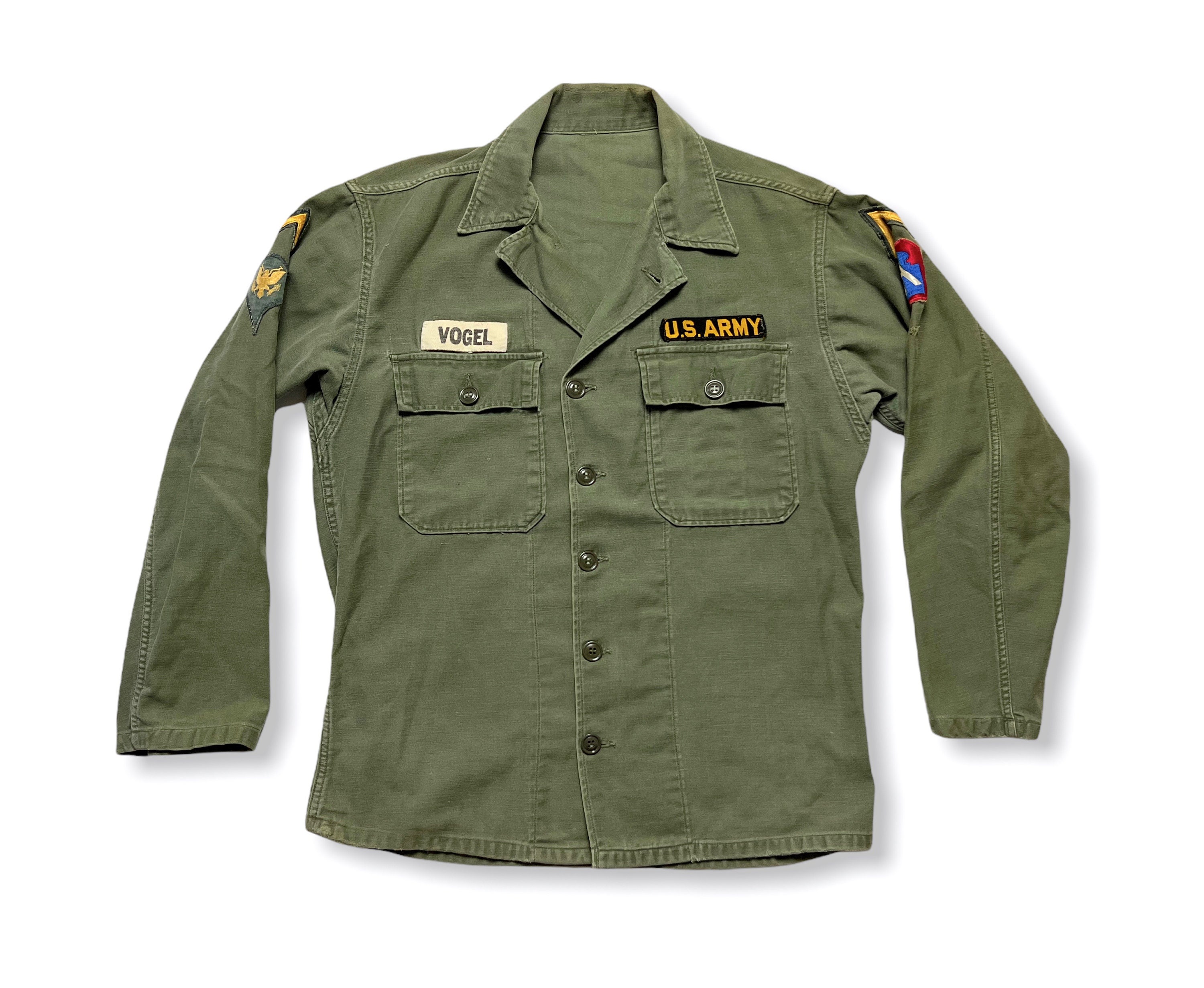 Vintage 1950s/1960s OG-107 Type 1 US Army Utility Shirt Vintage 1950s/1960s OG-107 Type 1 US Army Utility Shirt