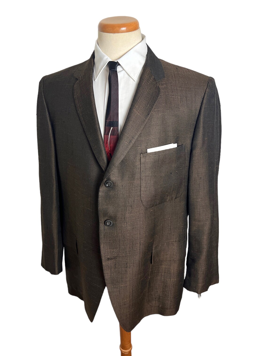 Vintage 1960s ATOMIC FLECK Silk Sport Coat Size 42 Blazer - Etsy