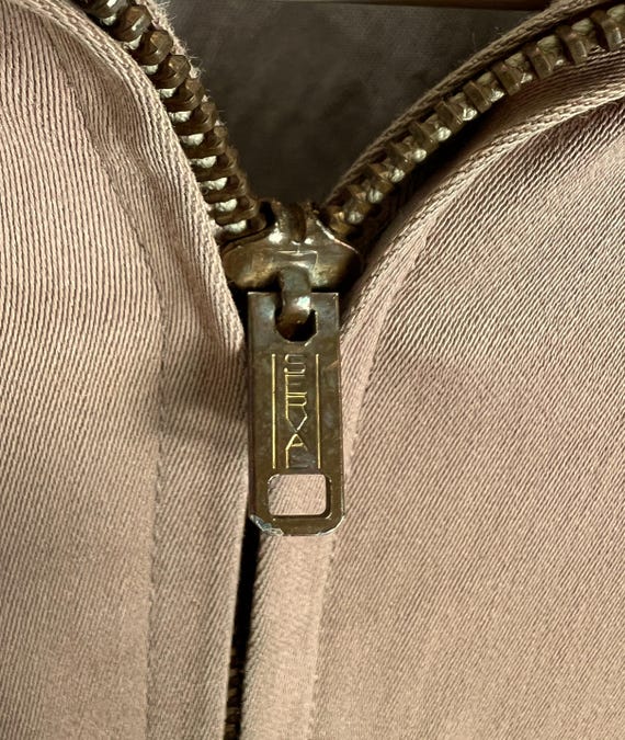 Vintage 1950s Rayon Gabardine Ricky Jacket ~ size M t… - Gem