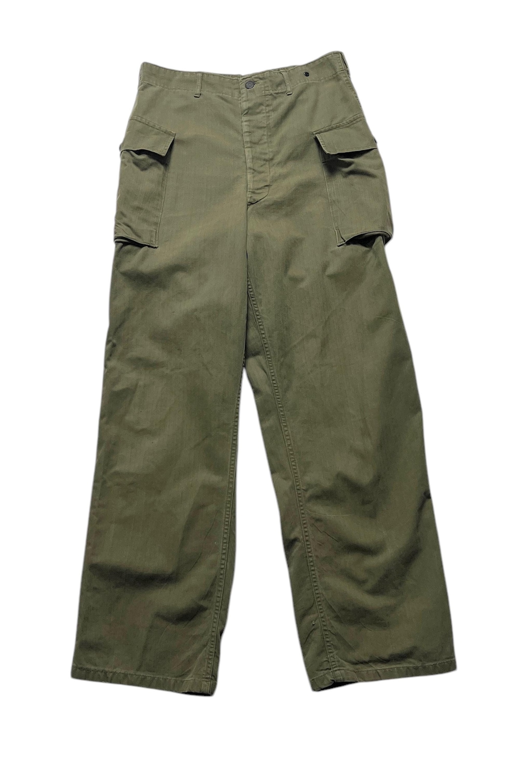 Vintage WWII US Army M-1943 HBT Field Trousers / Pants ~ 30.5 X 30.75 ...