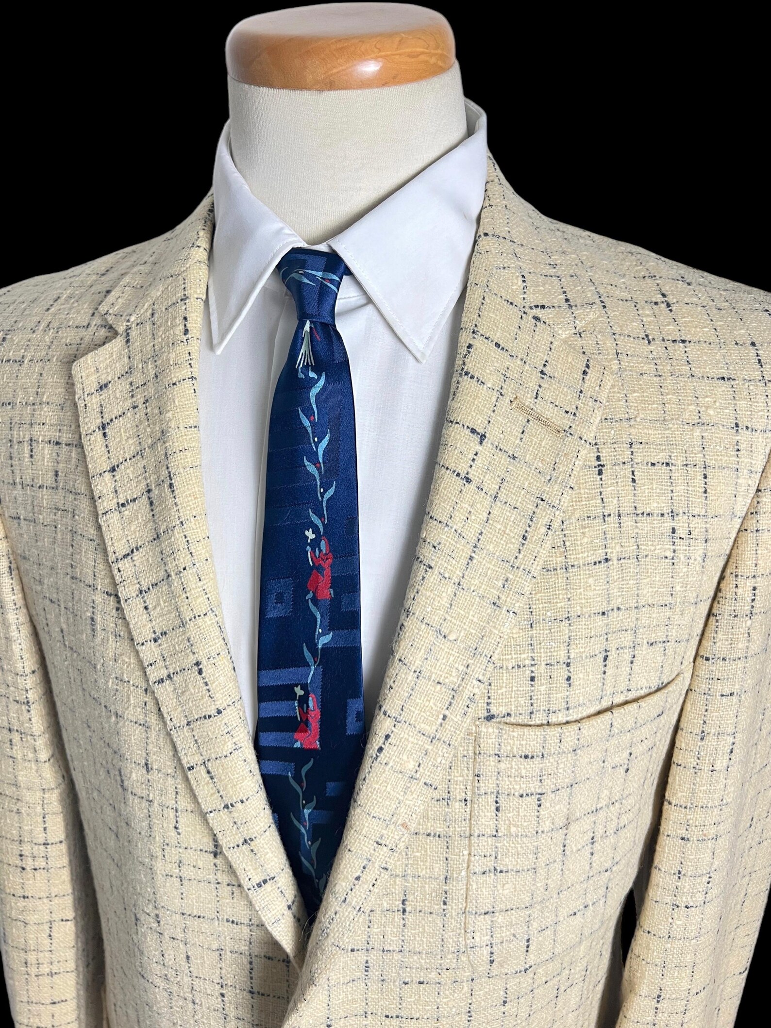 Vintage 1950s ATOMIC FLECK Wool Rockabilly Sport Coat Size 38 R Blazer ...