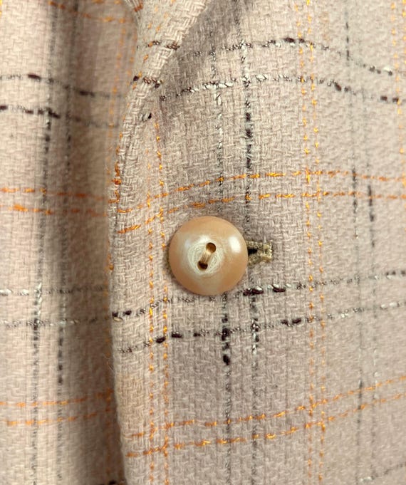 Vintage 1950s ATOMIC FLECK Wool Tweed Rockabilly Spor… - Gem