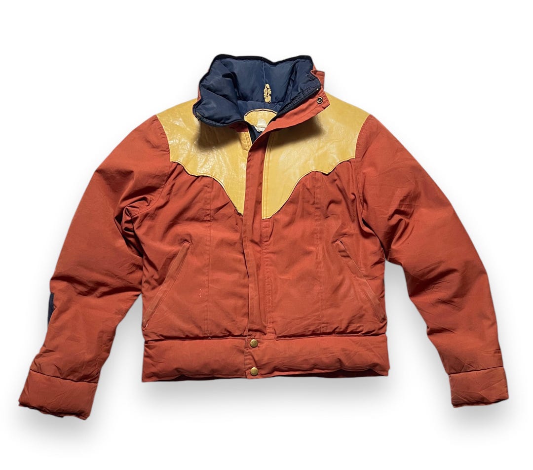 Vintage 1970s Rocky Mountain Featherbed Down Jacket ~ XS to S ~ Winter ...