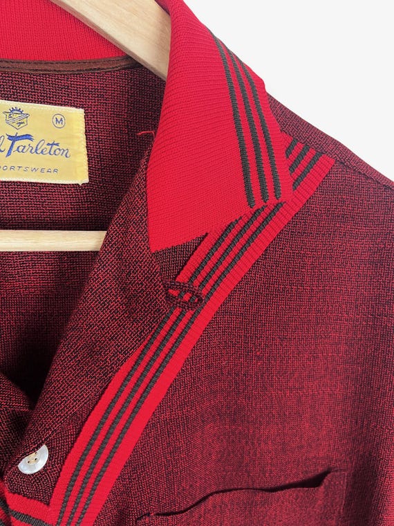 Vintage 1950s LORD TARLETON 2-Tone Rayon Sport Shirt … - Gem