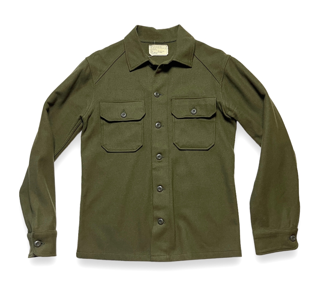 Vintage 1970s M-1951 US Army Wool Field Shirt ~ Size S ~ Jacket ...