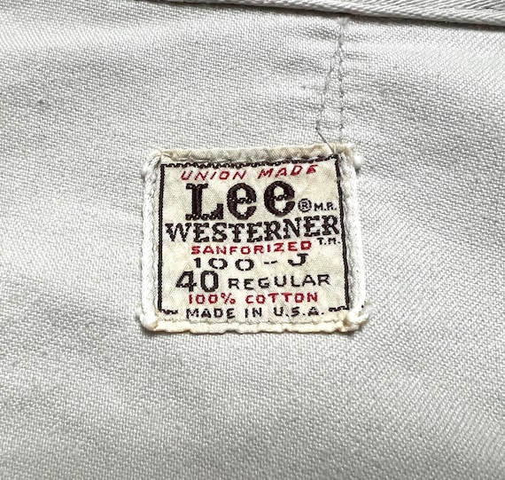 Vintage 1960s LEE 100-J Westerner Jacket ~ size 40 R … - Gem