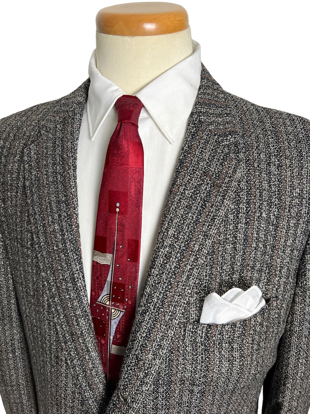 Vintage 1950s ATOMIC FLECK Wool Rockabilly Sport Coat Size - Etsy