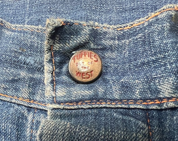 Vintage 1940s TUFFIES Out of the West Jeans ~ 32.5 x … - Gem
