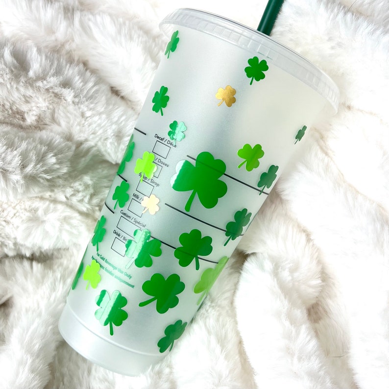 St. Patrick’s Day Starbucks Cup - Etsy