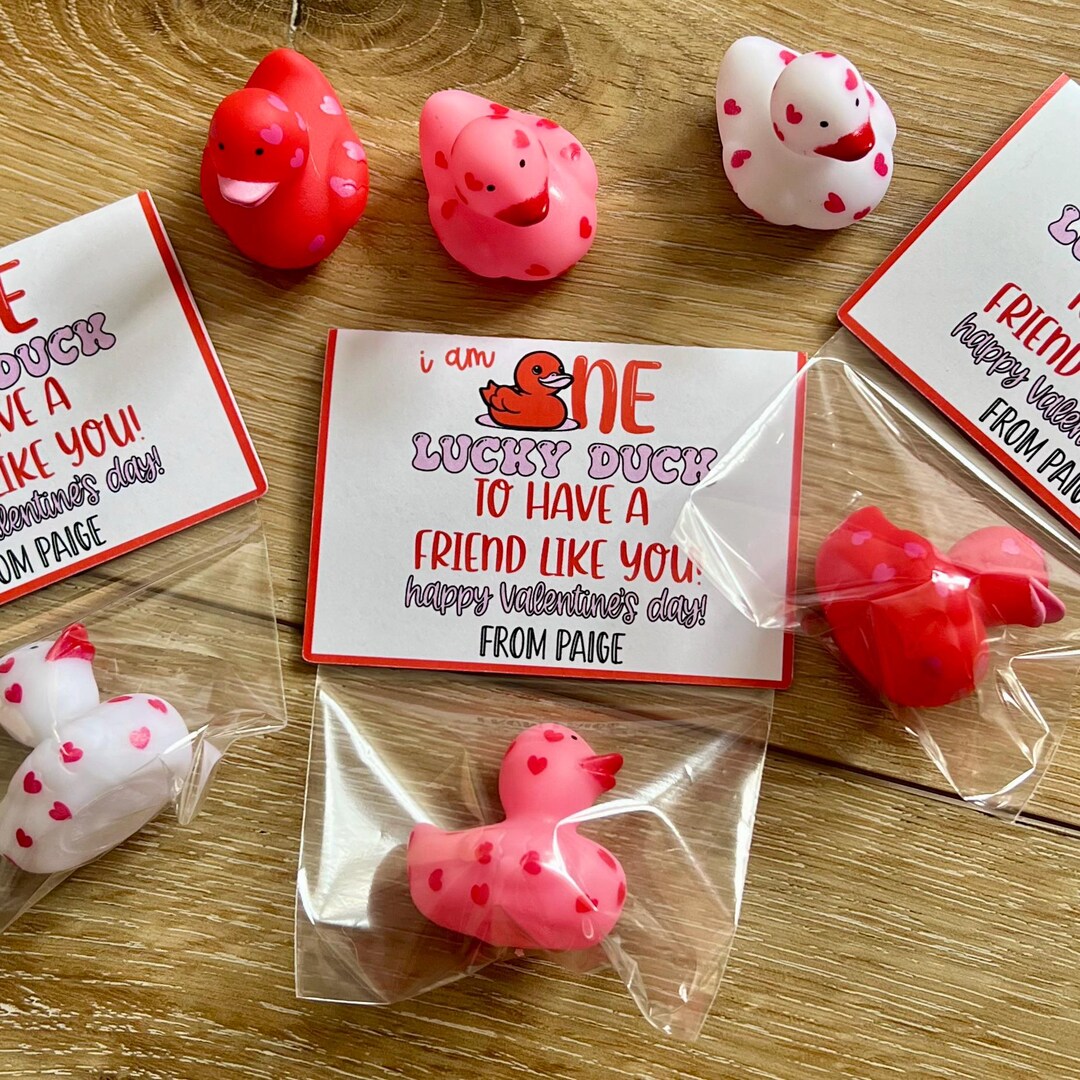 Lucky Duck Valentines - Etsy