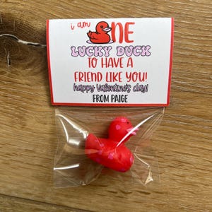 Lucky Duck Valentines - Etsy