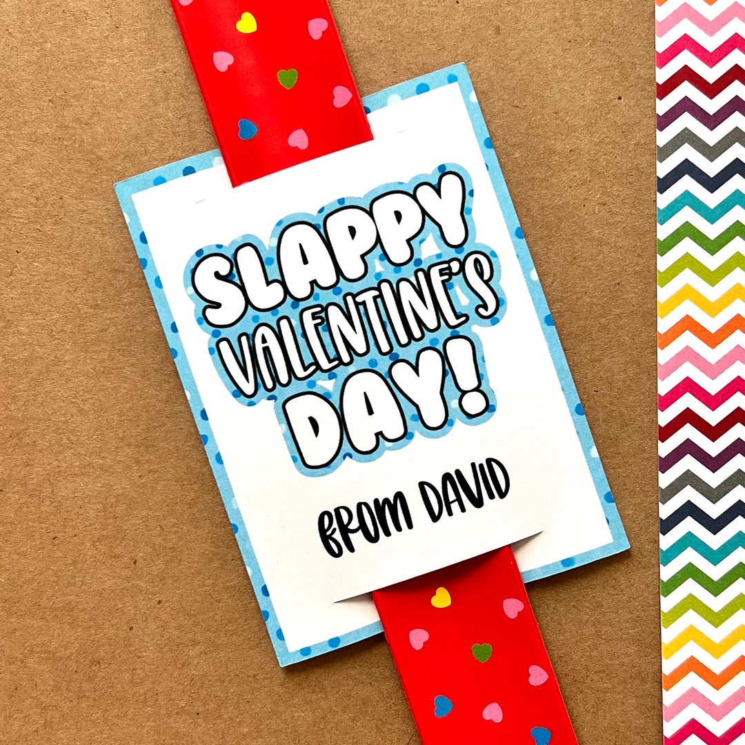 Slappy Valentine’s Day Slap Bracelets - Etsy