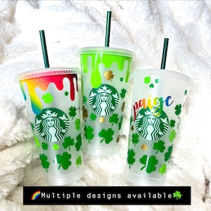 St. Patrick’s Day Starbucks Cup - Etsy