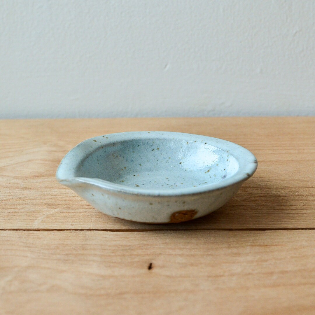 Waxwing Wood Ash Glaze Condiment Dish - Etsy