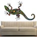 Abstract Lizard Wall Sticker, Colorful Lizard Wall Decal Decor, Lizard ...